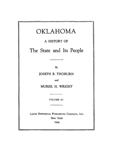 OKLAHOMA: Oklahoma, a History of the State an its People – Higginson ...