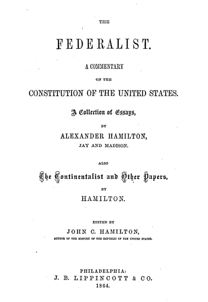 federalists papers