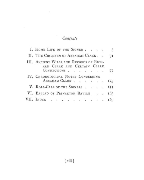 CLARK: Abraham Clark Signer of the Declaration of Independence 1923 ...