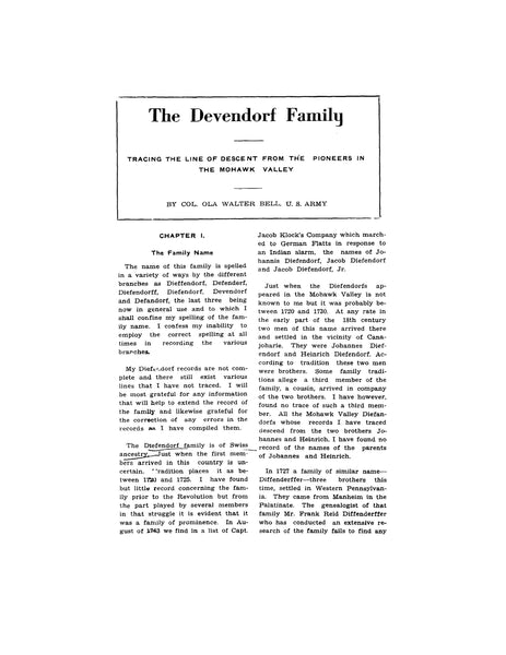 Devendorf Family 1932 – Higginson Book Company, LLC