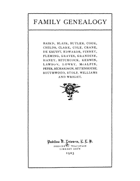 BAIRD: Family Genealogy: Baird, Blair, Butler, Cook, Childs, Clark, Co ...