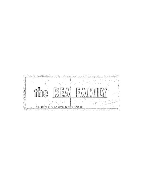 REA: The Rea Family (Softcover) – Higginson Book Company, LLC
