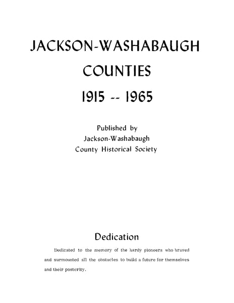 JACKSON, SD: Jackson-Washbaugh Counties, 1915-1965 – Higginson Book ...