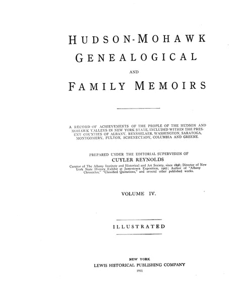 CAMPBELL: Extracted from Hudson Mohawk Genealogical and Family Memoirs ...