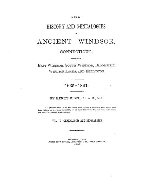 Ellsworth: Extracted from the book History and Genealogies of Ancient ...