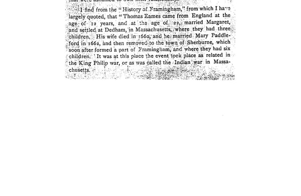 EAMES: Genealogy of one branch of the Thomas Eames family, who came fr ...