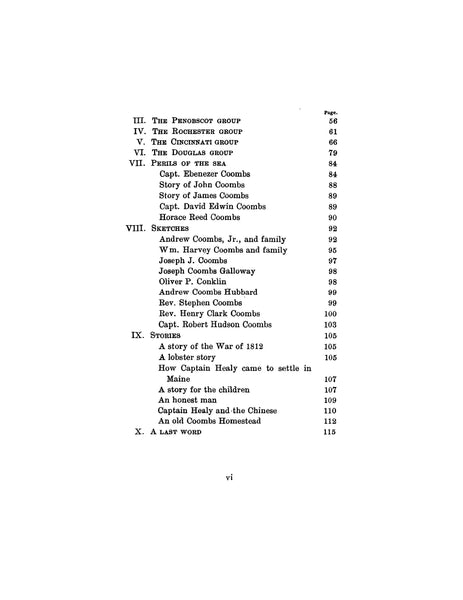 COOMBS: The story of Anthony Coombs and his descendants 1913 ...