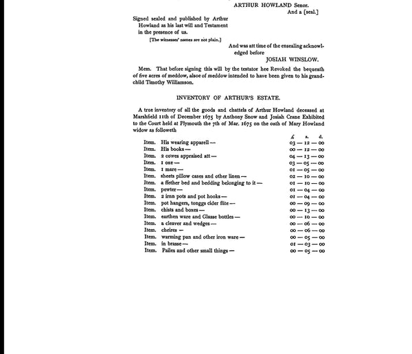 HOWLAND: A Brief Genealogical and Biographical History of Arthur, Henr ...