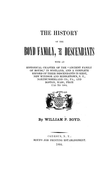 Boyd Family Tree Scotland