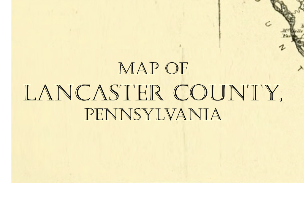 MAP: Lancaster County, Pennsylvania – Higginson Book Company, LLC