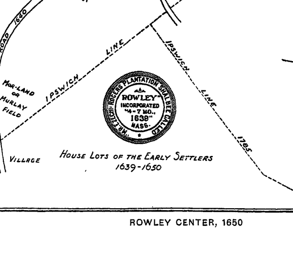 MAP: Rowley, Massachusetts – Higginson Book Company, LLC